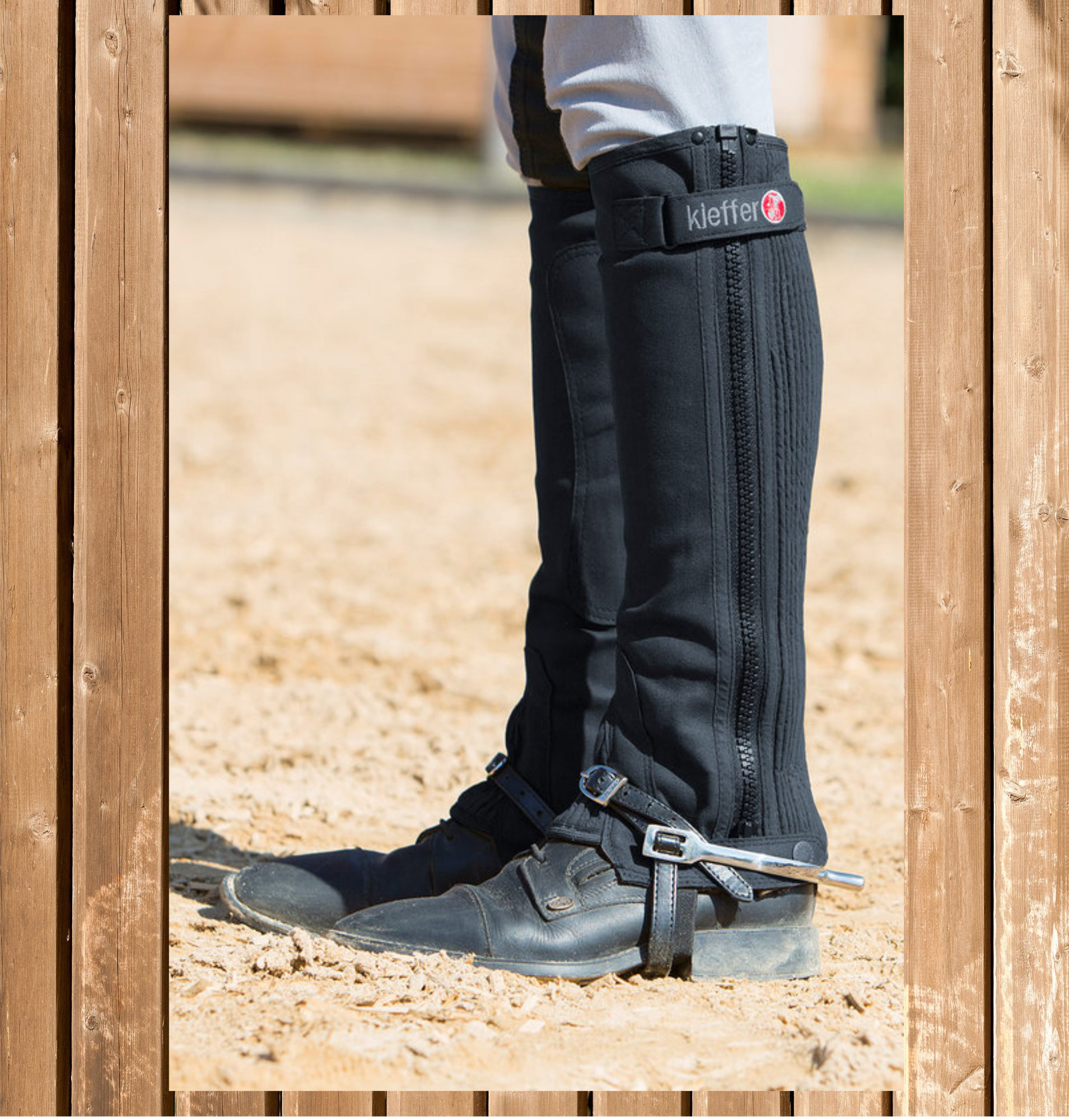 Kieffer Minichaps Micro-Fibre, Chapsletten, schwarz, Fairvalley ...